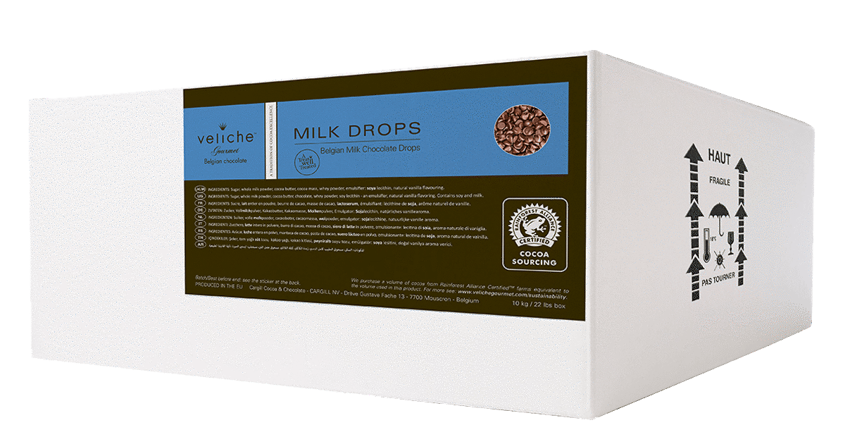 Belgian Milk Chocolate Drops | Veliche